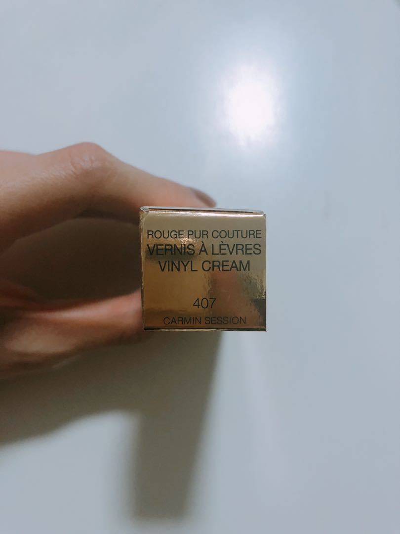 YSL Vernis A Levres Vinyl Cream 407, Beauty & Personal Care, Face ...