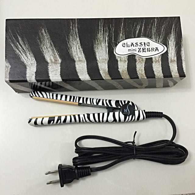 Zebra Design Mini Straightener, Beauty & Personal Care, Hair on Carousell