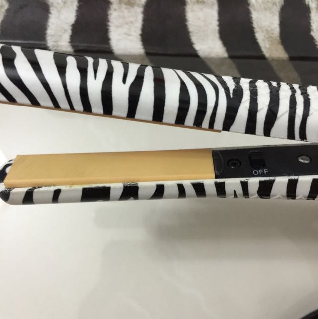 Zebra Design Mini Straightener, Beauty & Personal Care, Hair on Carousell