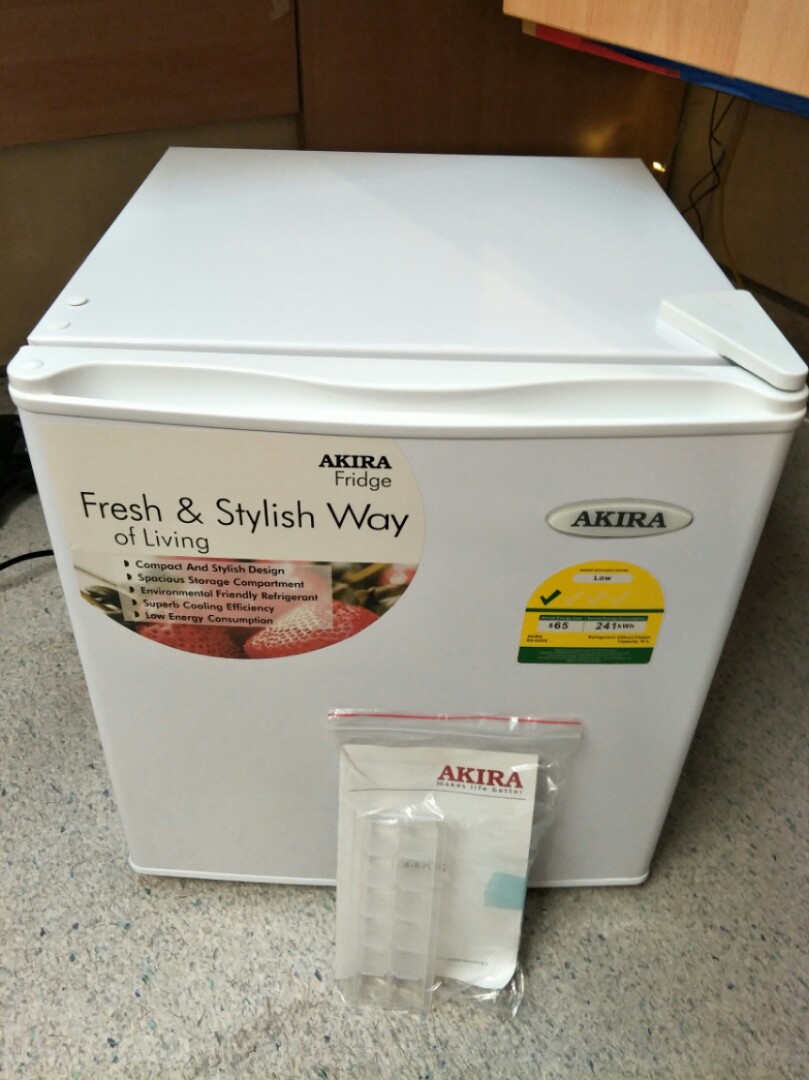[3 months old] Akira Mini Fridge (47L) with warranty, TV & Home ...