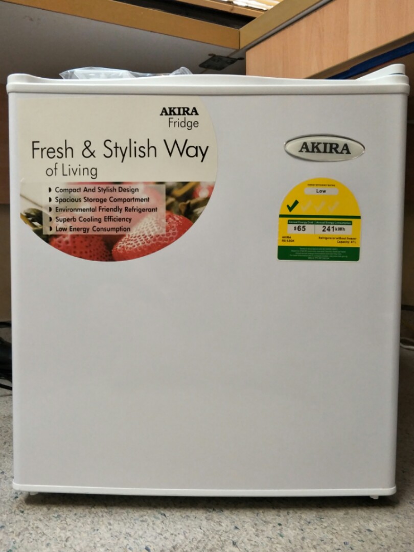 [3 months old] Akira Mini Fridge (47L) with warranty, TV & Home ...