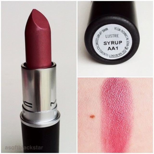 Brand New Mac Lipstick in Syrup, Beauty & Personal Care, Face, Makeup ...