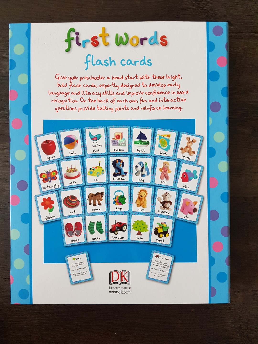 DK Little Learners - First Words 26 Flash Cards, Hobbies & Toys, Books ...