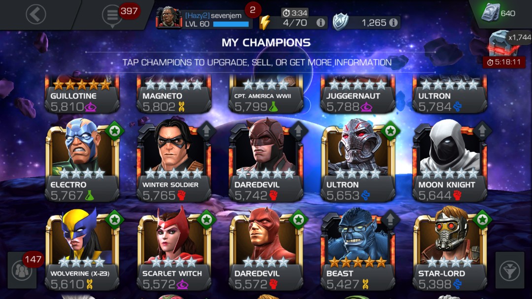 Mcoc Account, Video Gaming, Gaming Accessories, Game Gift Cards ...