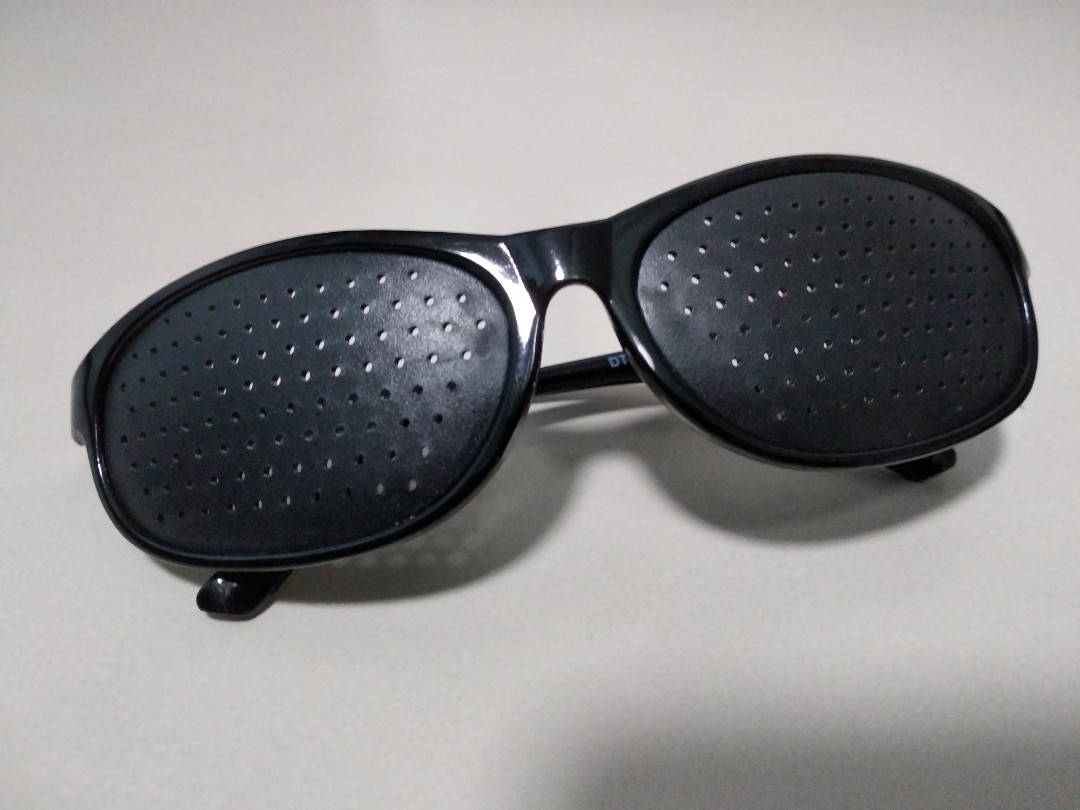 Pinhole Spectacles, Beauty & Personal Care, Vision Care on Carousell