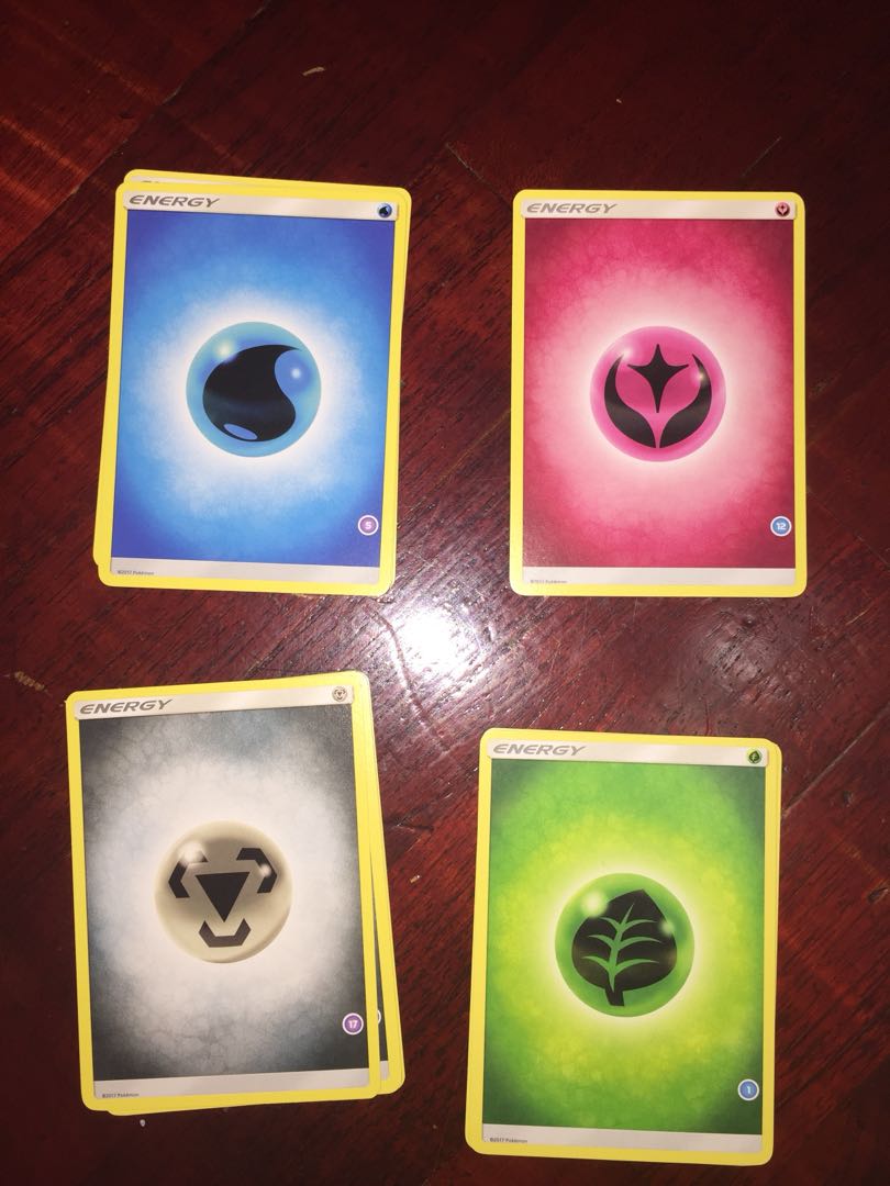 Pokemon TCG Energy Cards, Hobbies & Toys, Toys & Games on Carousell