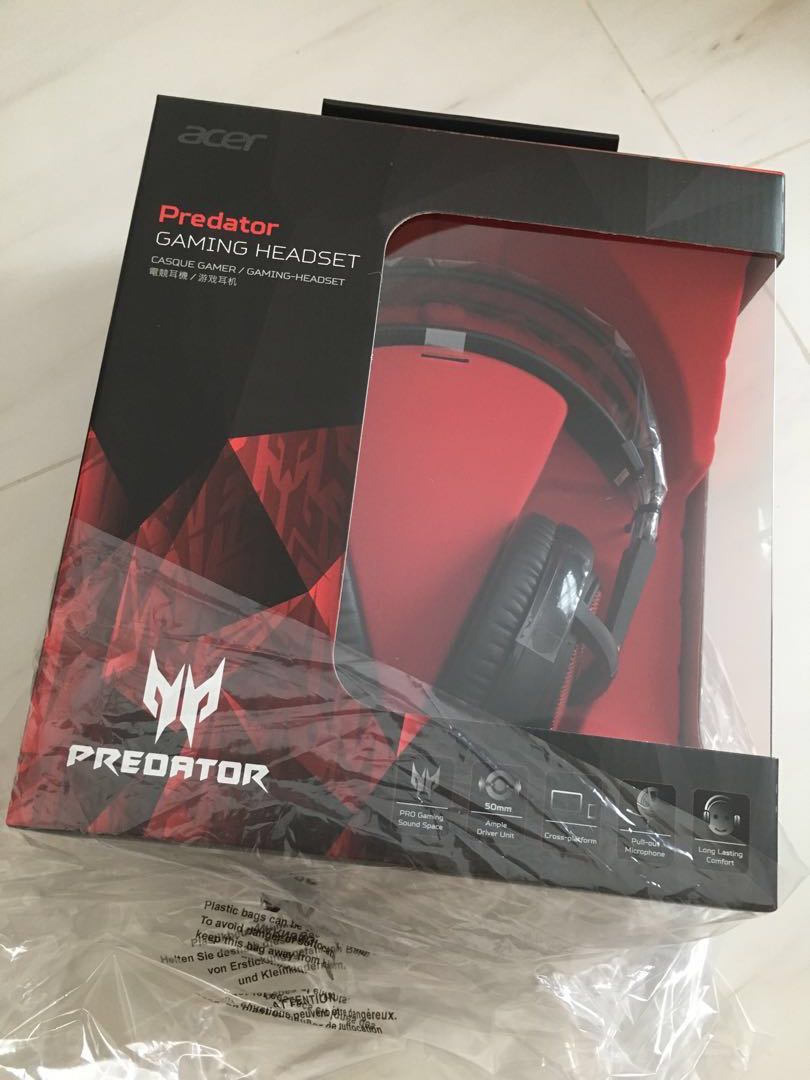 Predator gaming Headset (sealed), Electronics, Computer Parts ...