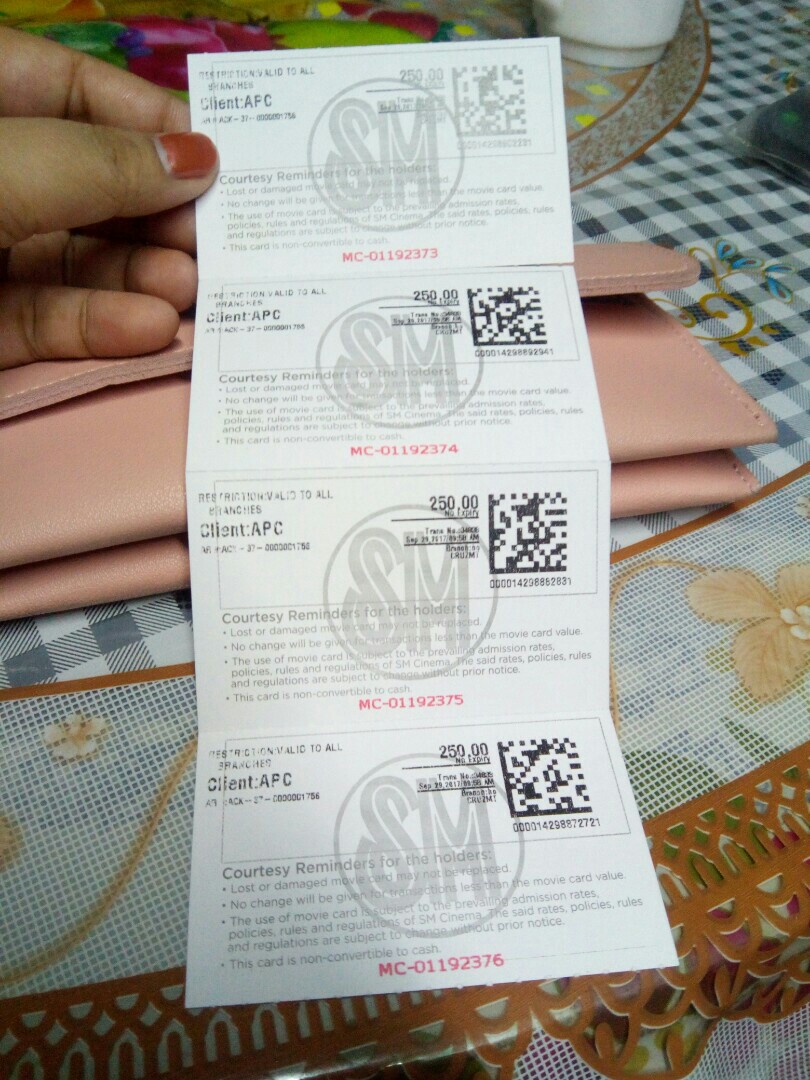 SM MOVIE TICKETS, Tickets & Vouchers, Event Tickets on Carousell