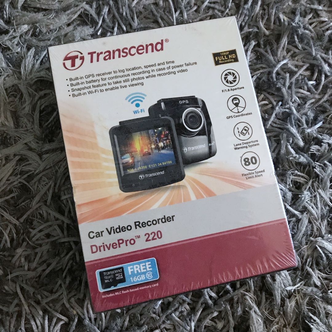 Transcend Drive Pro 220 Car Video Recorder, Audio, Voice Recorders on ...