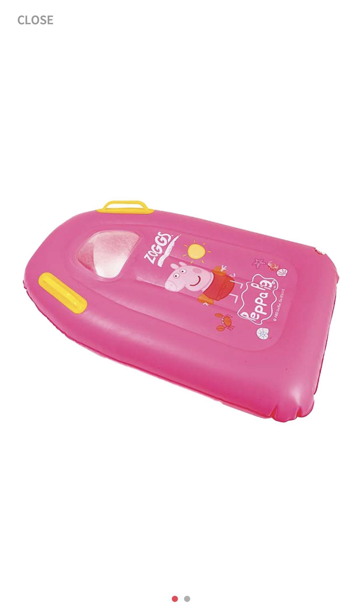 Zoggs Junior Peppa pig inflatable pool surfer, Babies & Kids, Babies ...