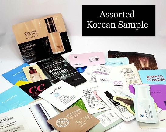 Assorted Korean Samples, Health & Nutrition, Medical Supplies & Tools ...