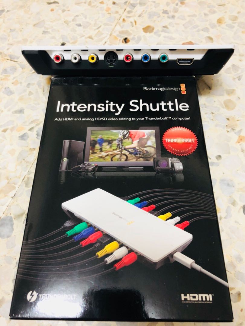 Blackmagic Intensity Shuttle Thunderbolt, Computers & Tech, Parts ...