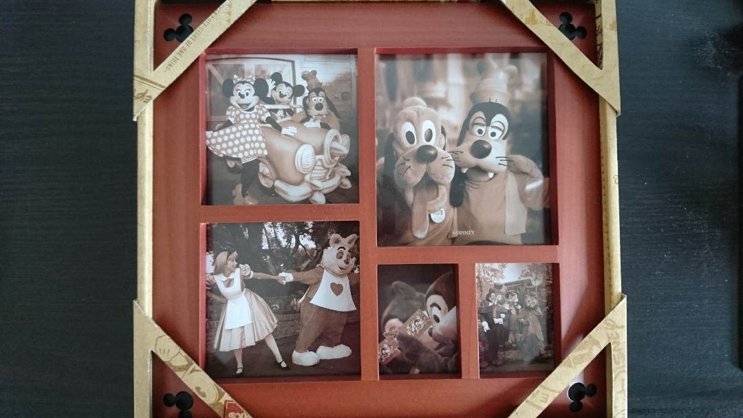Disney Parks Wooden Mickey Mouse Photo Frame, Furniture & Home Living ...