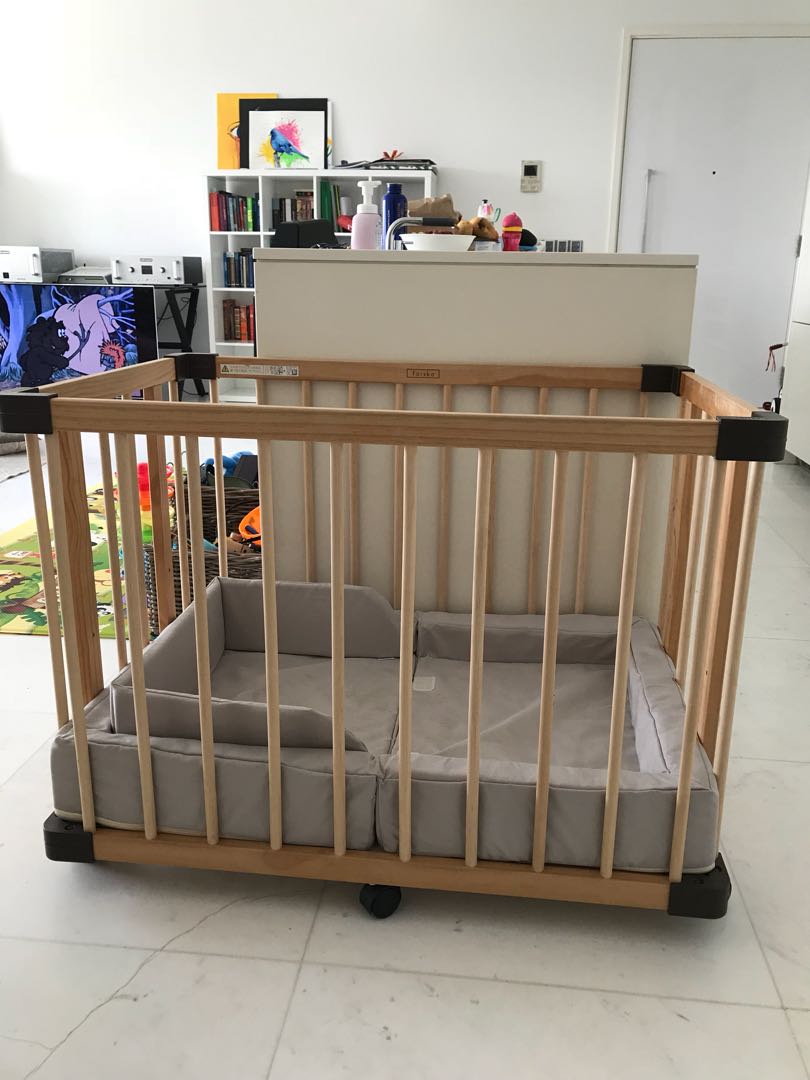 Farska compact baby cot, Babies & Kids, Babies & Kids Fashion on Carousell
