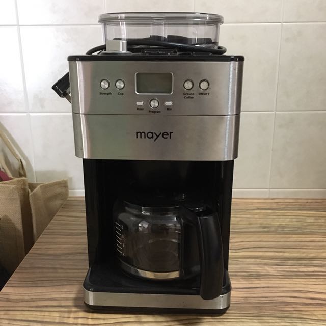 Mayer Coffee Machine w grinder, TV & Home Appliances, Kitchen ...