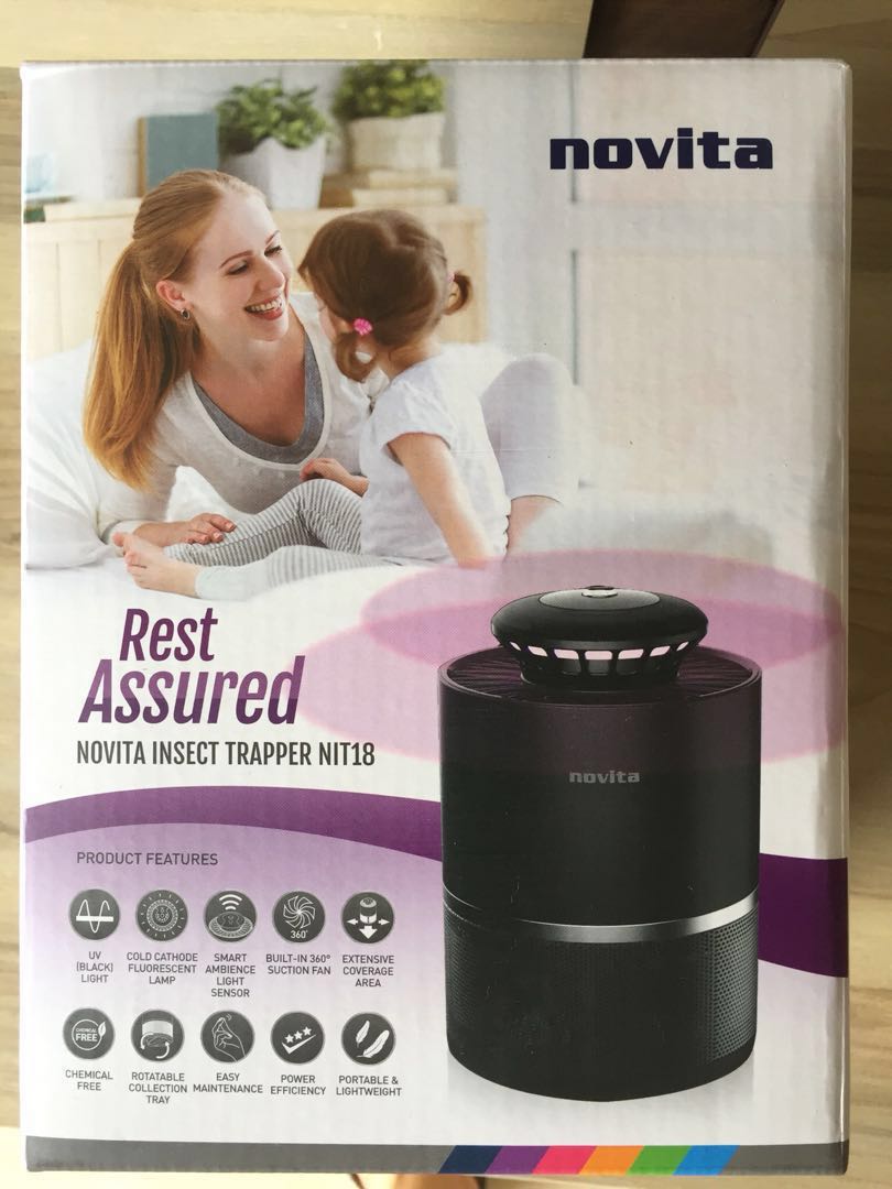 Novita insect trapper (cosmo black) , TV & Home Appliances, Air ...