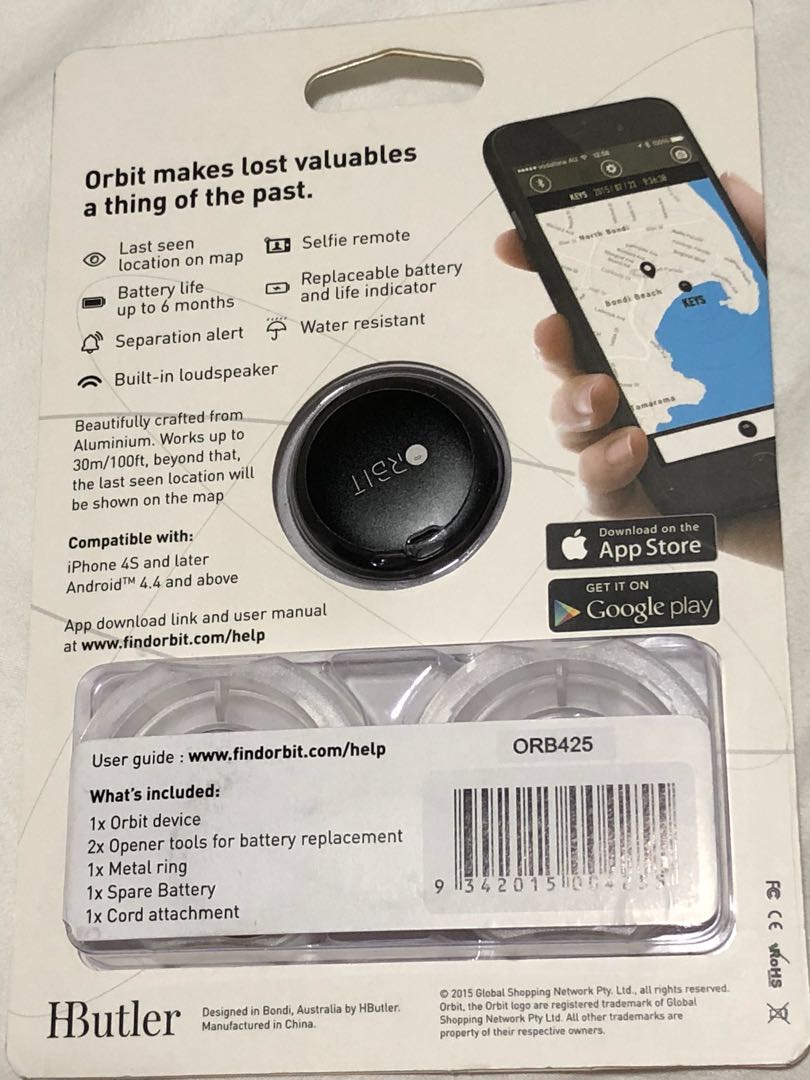 Orbit Smart Tracker - Find Your Keys / Find Your Phone, Mobile Phones ...