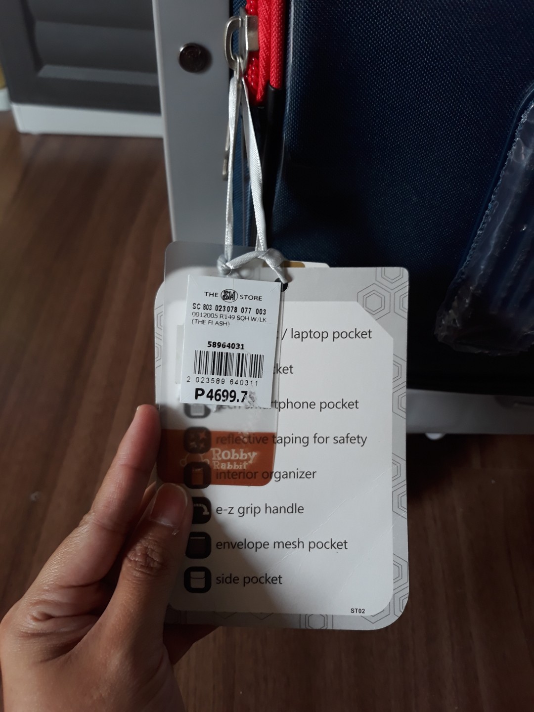 Robby Rabbit trolley bag for boys, Babies & Kids, Baby Nursery & Kids ...