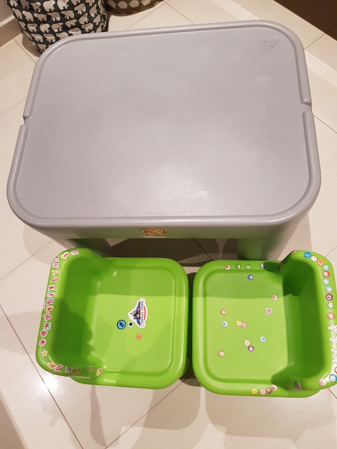 Step2 Mighty My Size. Table and Chairs Set, Babies & Kids, Baby Nursery ...
