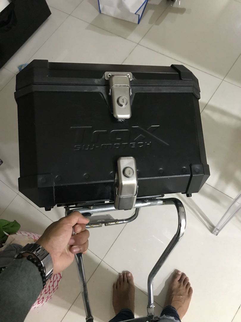 Trax Helmet Box, Motorcycles, Motorcycle Accessories on Carousell