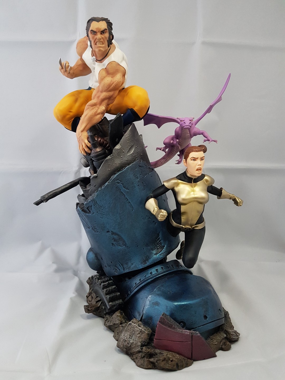 X-Men vs. Sentinel 3 Diorama Wolverine & Shadowcat Exclusive Edition ...