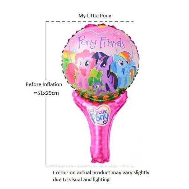 $0.80 ++ My Little Pony Hand Balloon, Hobbies & Toys, Stationery ...
