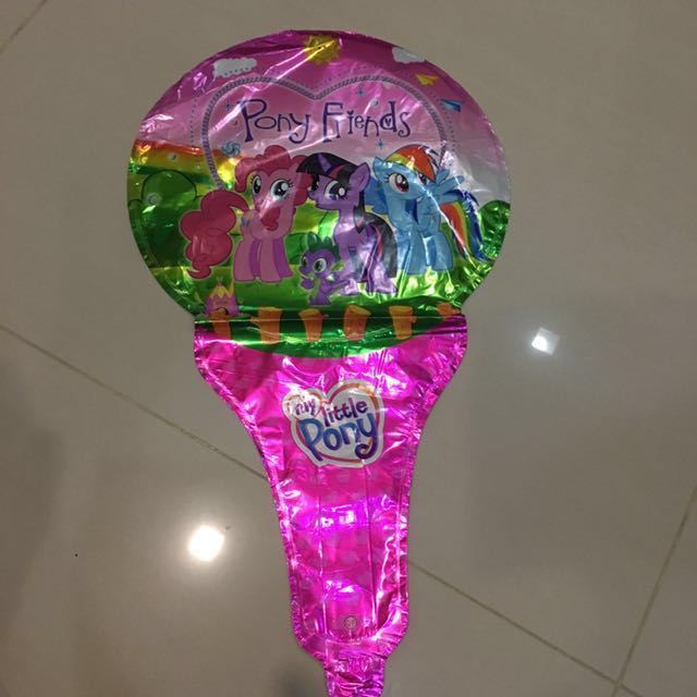 $0.80 ++ My Little Pony Hand Balloon, Hobbies & Toys, Occasions & Party ...