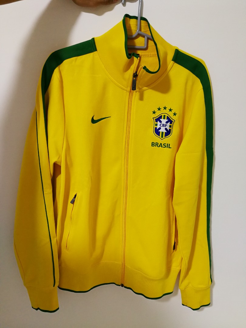 Authentic Brasil jacket, Men's Fashion, Tops & Sets, Hoodies on Carousell