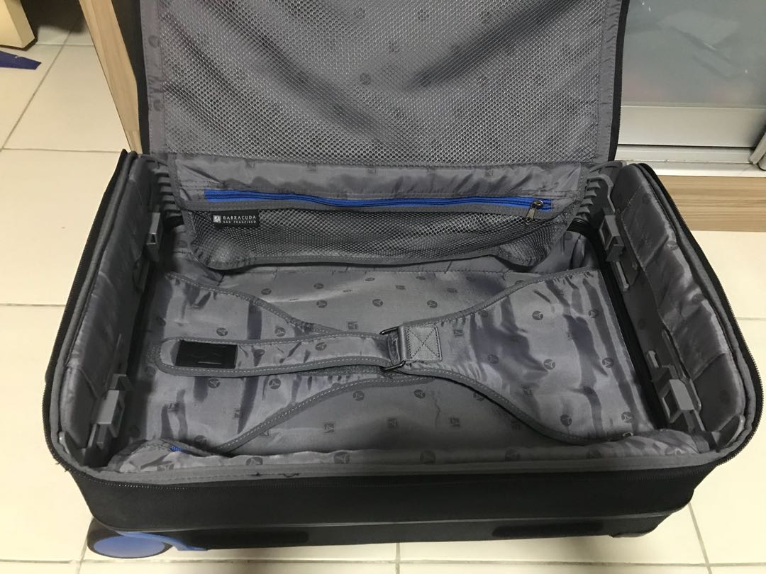 Azure Blue Barracuda Collapsible Luggage, Luxury, Bags & Wallets on ...