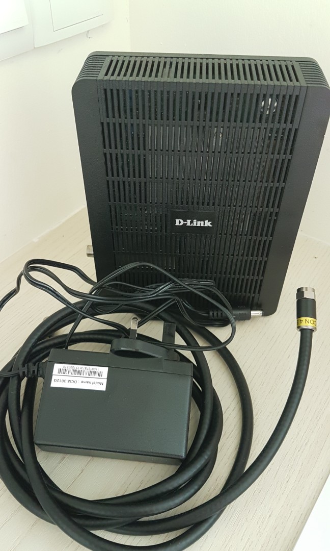 D-link cable modem DCM-3012G (Starhub), Computers & Tech, Parts ...