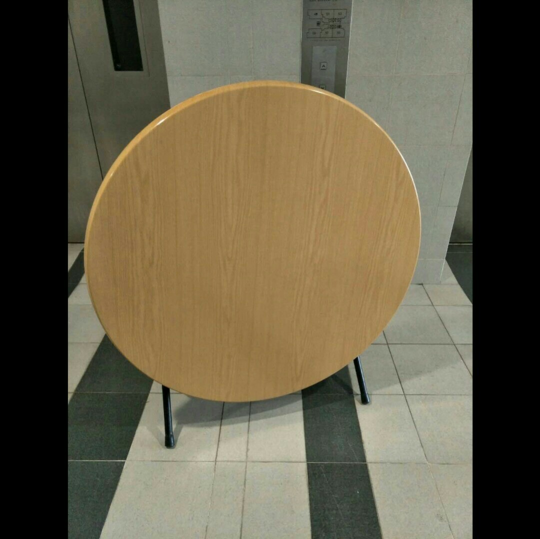 Isotop Round Foldable Table, Furniture & Home Living, Furniture, Tables ...