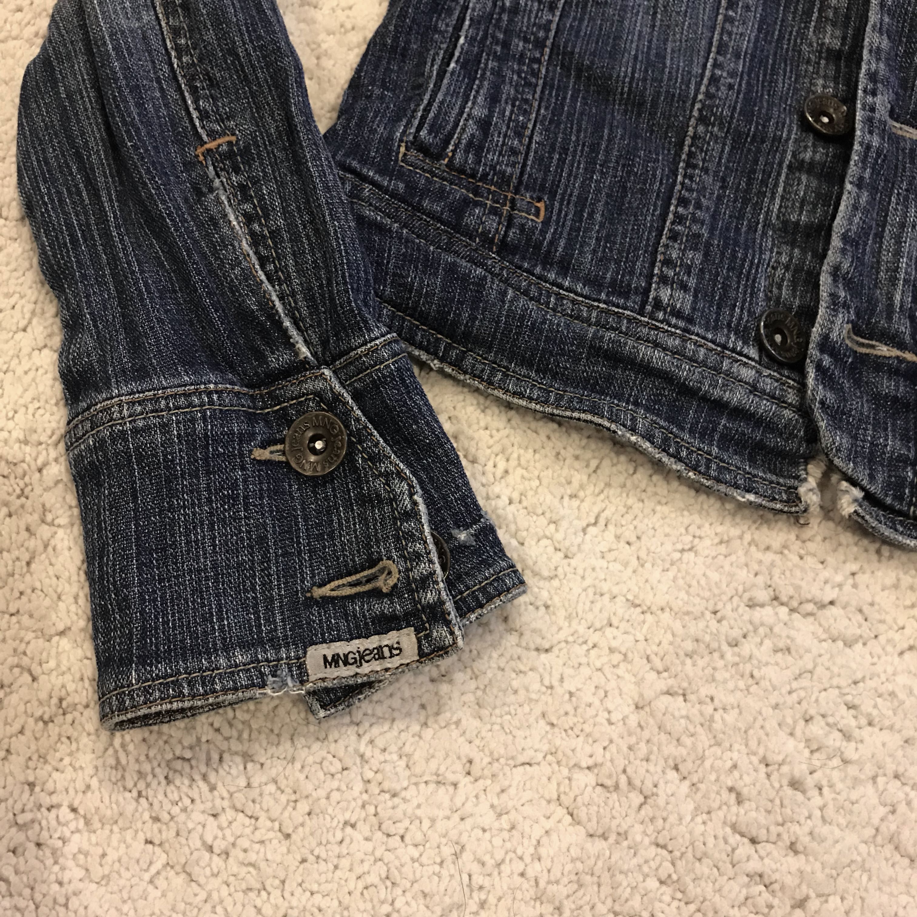 MNG JEANS Denim Jacket, Women's Fashion, Coats, Jackets and Outerwear ...