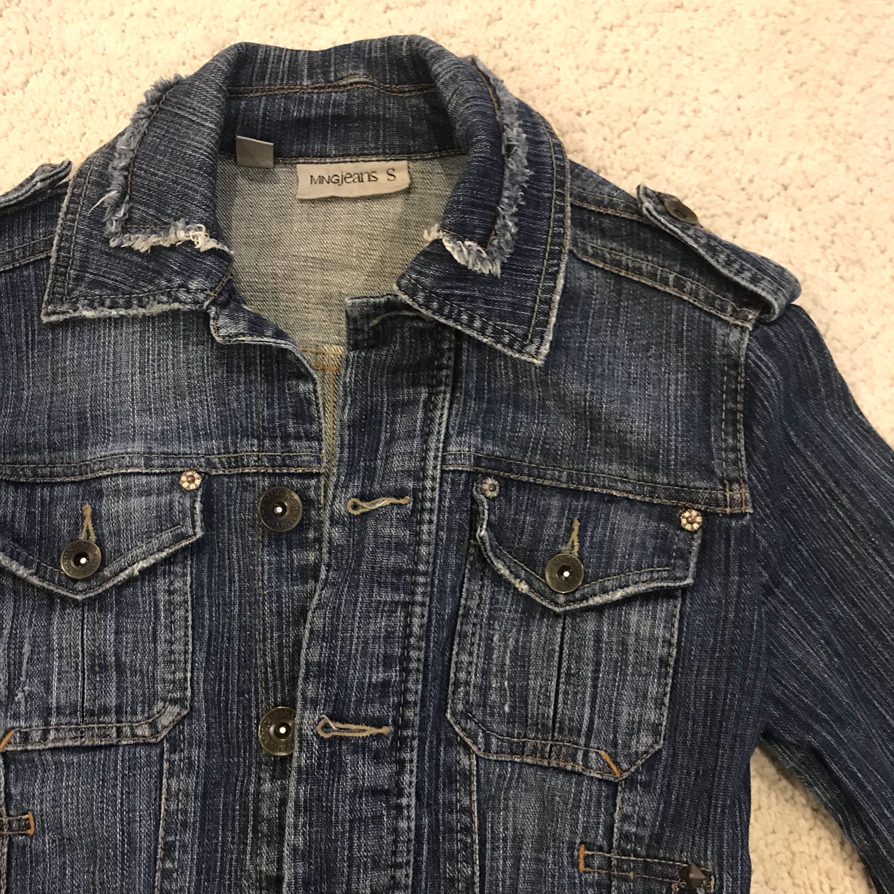 MNG JEANS Denim Jacket, Women's Fashion, Coats, Jackets and Outerwear ...