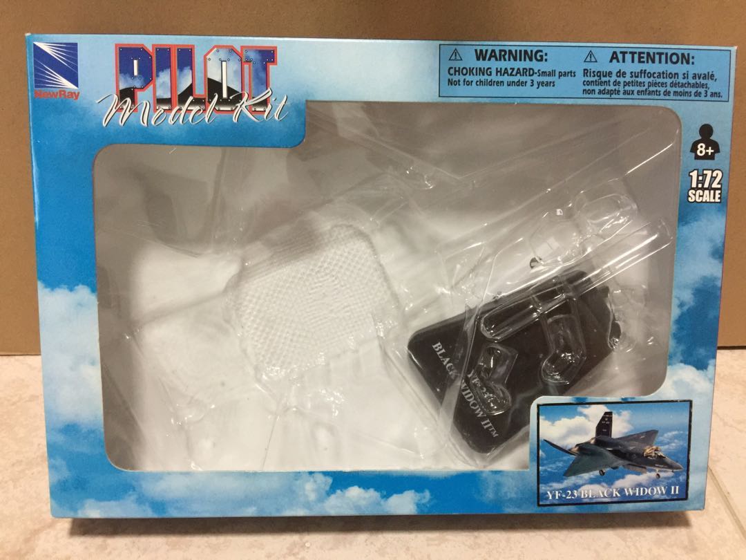 New Ray 1:72 Pilot Model Kit - YF-23 Black Widow II, Hobbies & Toys ...
