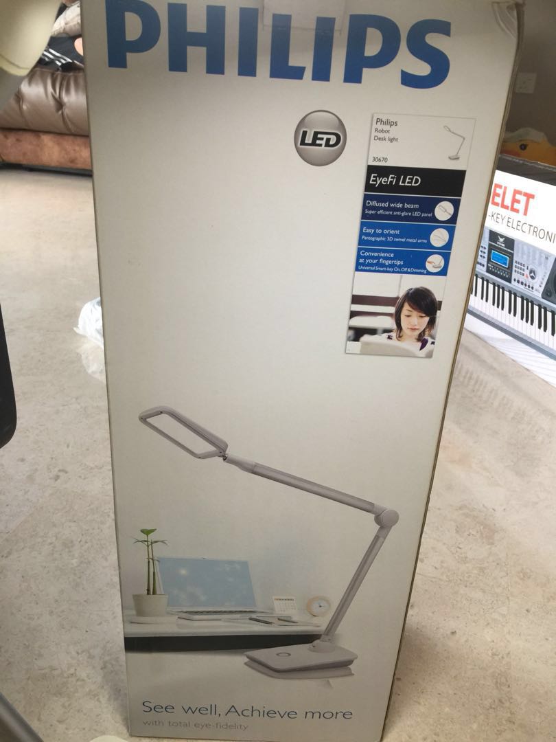 Philips LED desk light, TV & Home Appliances, Electrical, Adaptors ...