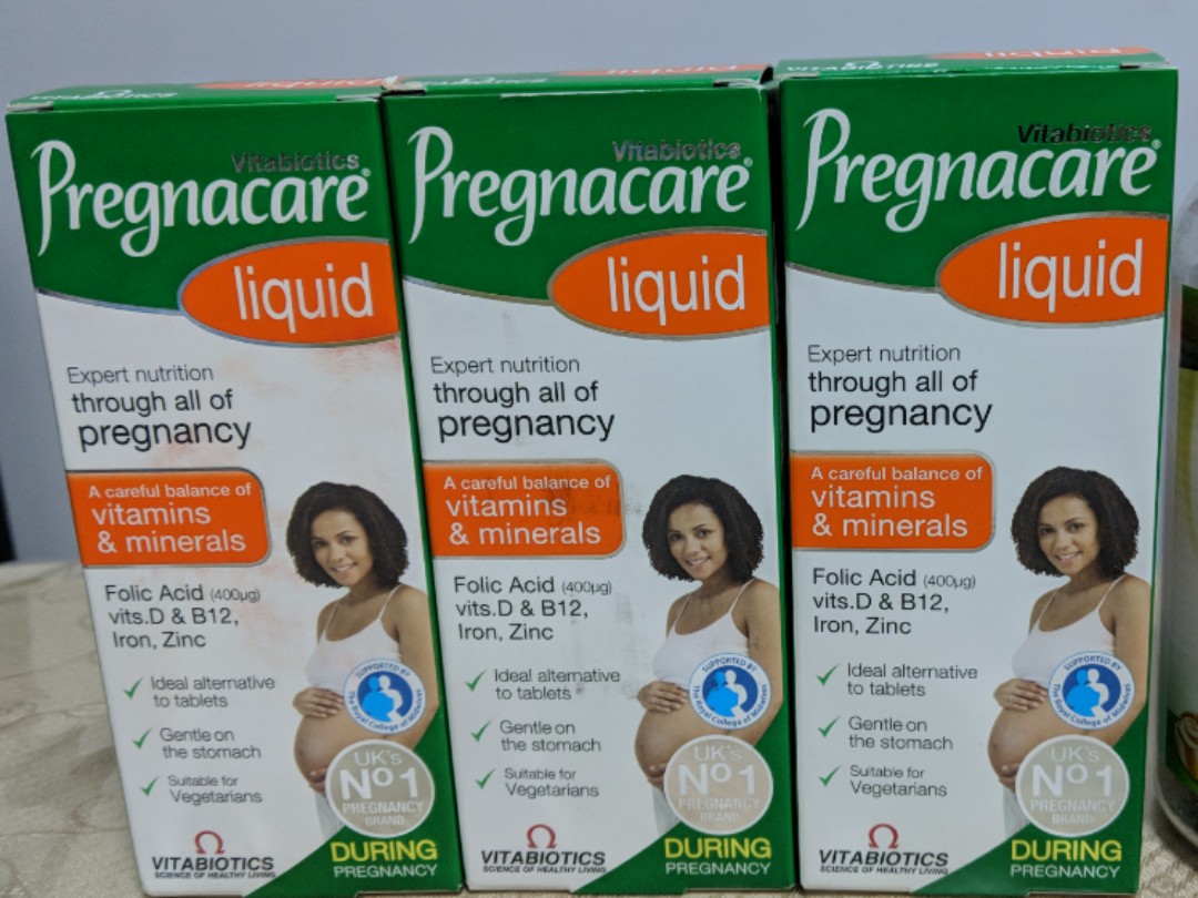 Pregnacare prenatal liquid multivitamins, Babies & Kids, Maternity Care ...