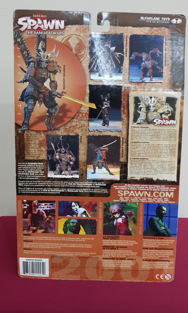 Scorpion Assassin The Samurai Wars Dark Ages by McFarlane, Hobbies ...