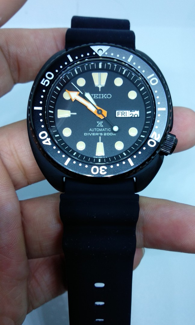 Seiko Prospex Black Series Turtle SRPC49K1 SRPC49, Luxury, Watches on ...