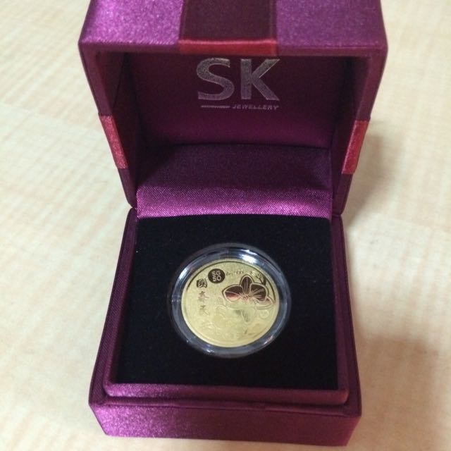 Sk Sg50 Gold Coin, Luxury, Bags & Wallets on Carousell