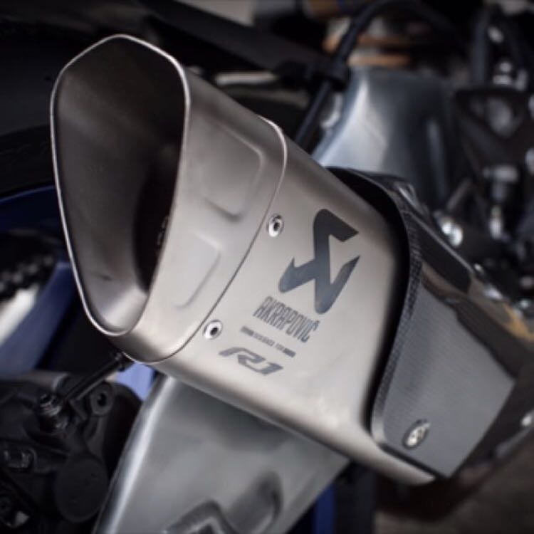 YZF R1 Akrapovic Exhaust System (Slip On) 2015 onwards, Motorcycles ...
