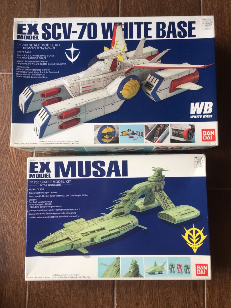 1/1700 EX Model SCV-70 White Base & Musai Zion Gundam Bandai, Hobbies & Toys, Toys & Games on ...