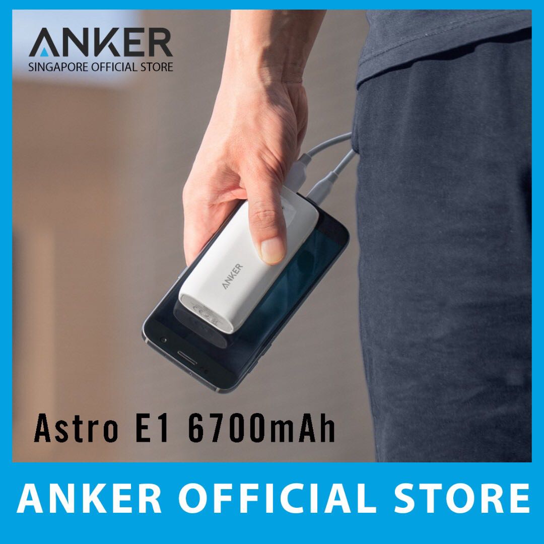 Anker Astro E1 6700mAh Powerbank, Mobile Phones & Gadgets, Mobile ...
