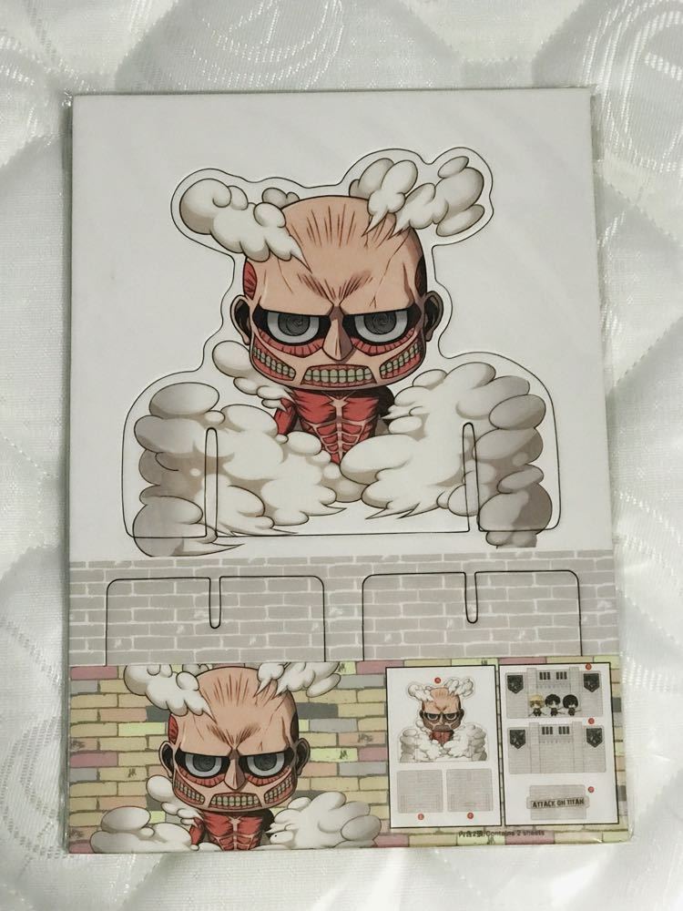 Attack on Titan . Rack, Hobbies & Toys, Memorabilia & Collectibles, Fan ...