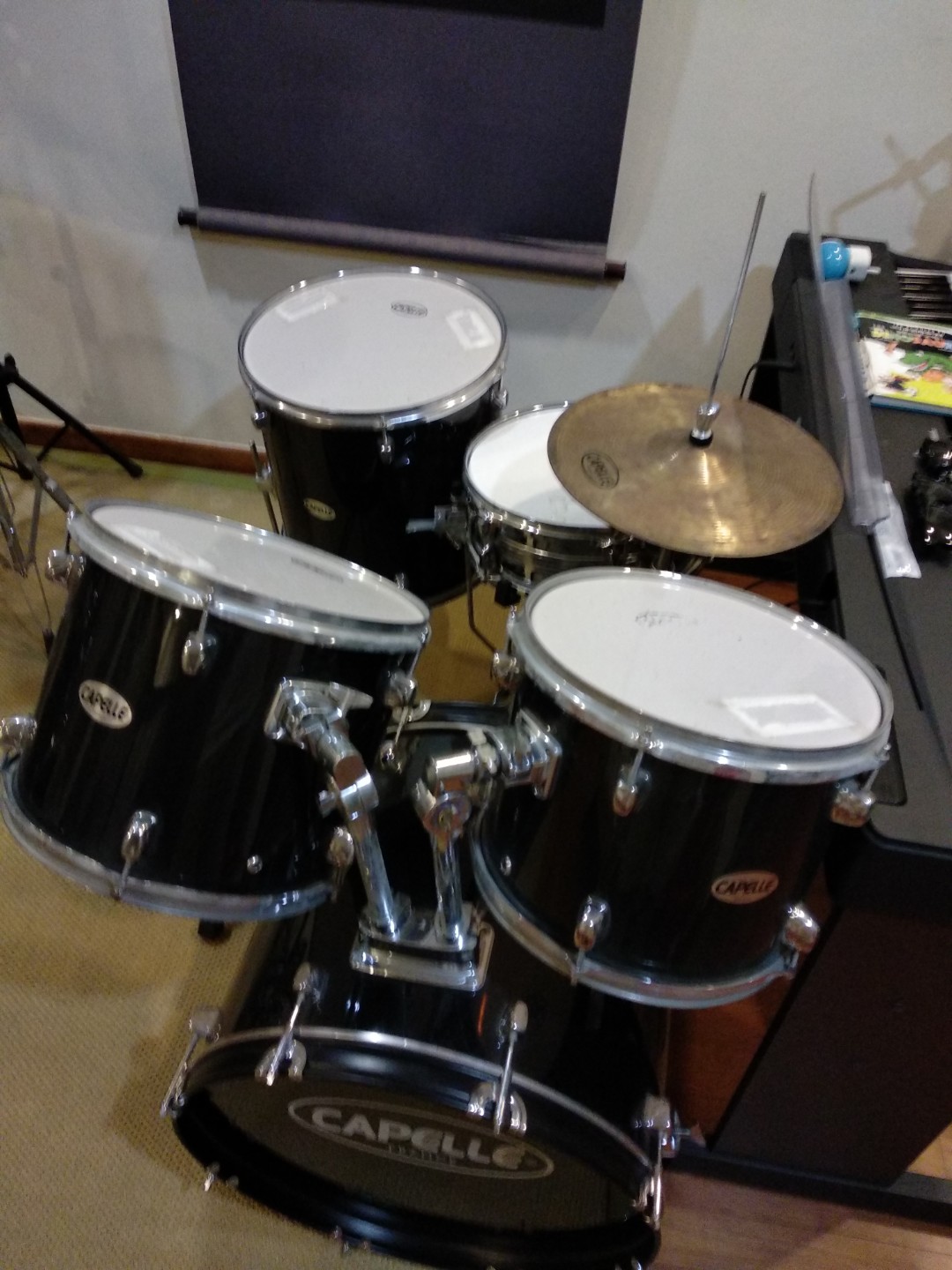 Capelle Drum Set, Hobbies & Toys, Music & Media, Musical Instruments on ...