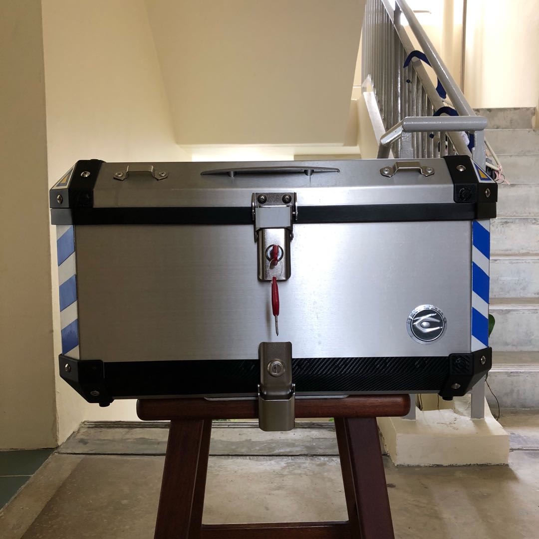 Coocase X3 Aluminum Top Box, Motorcycles, Motorcycle Accessories on ...