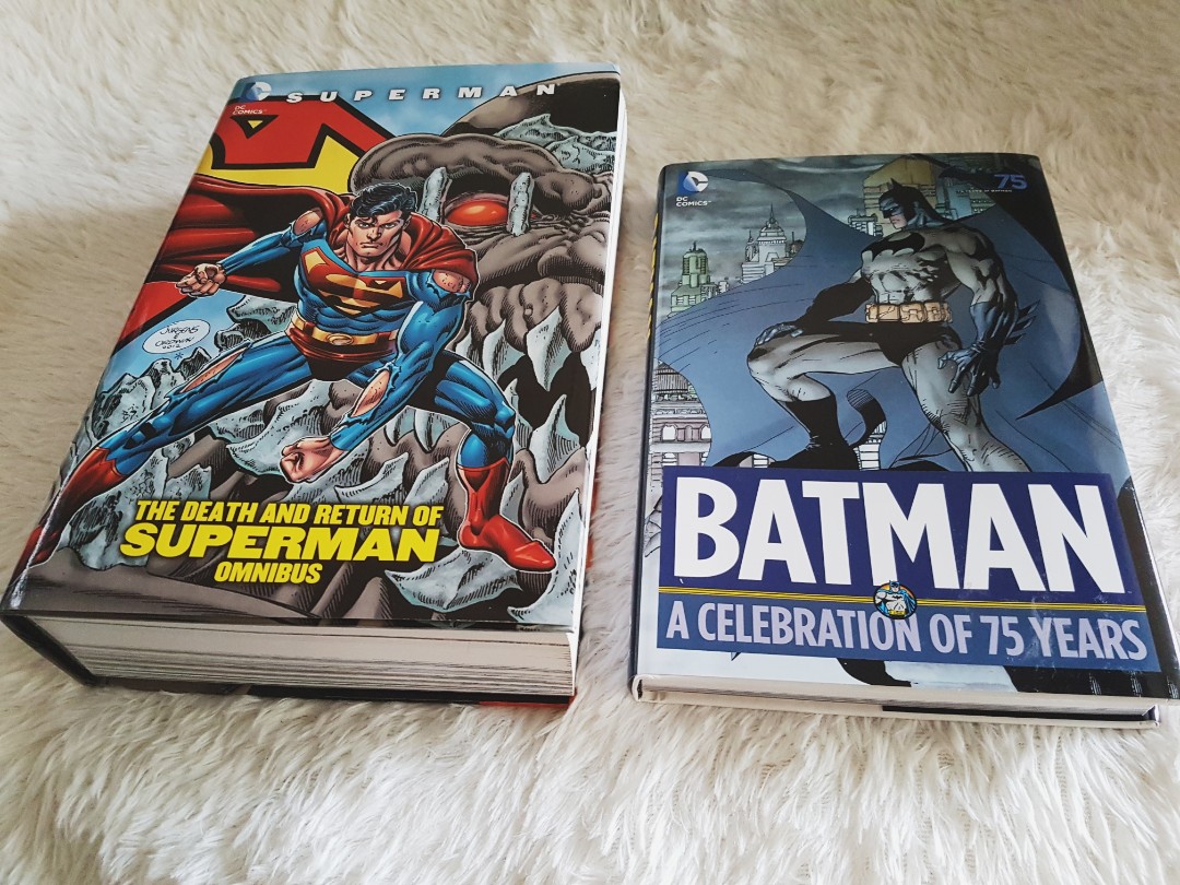 DC Comics / Marvel Omnibus Collection - superman, batman, spiderman ...