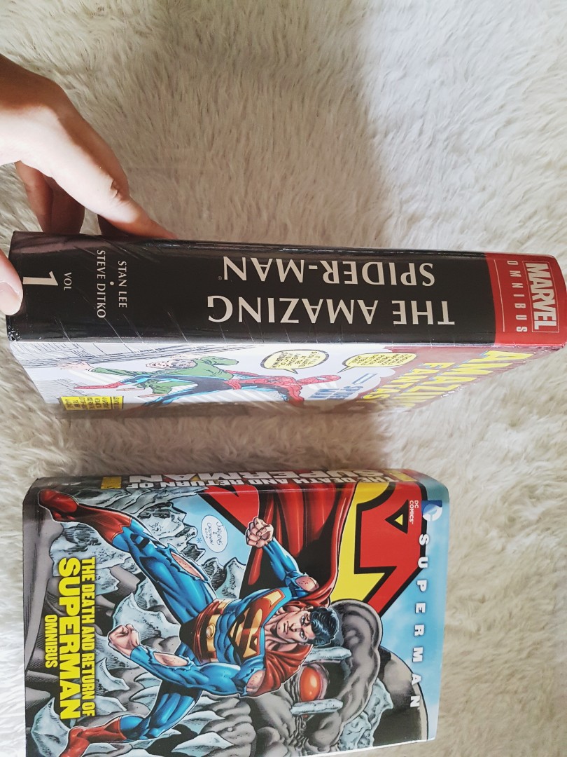 DC Comics / Marvel Omnibus Collection - superman, batman, spiderman ...