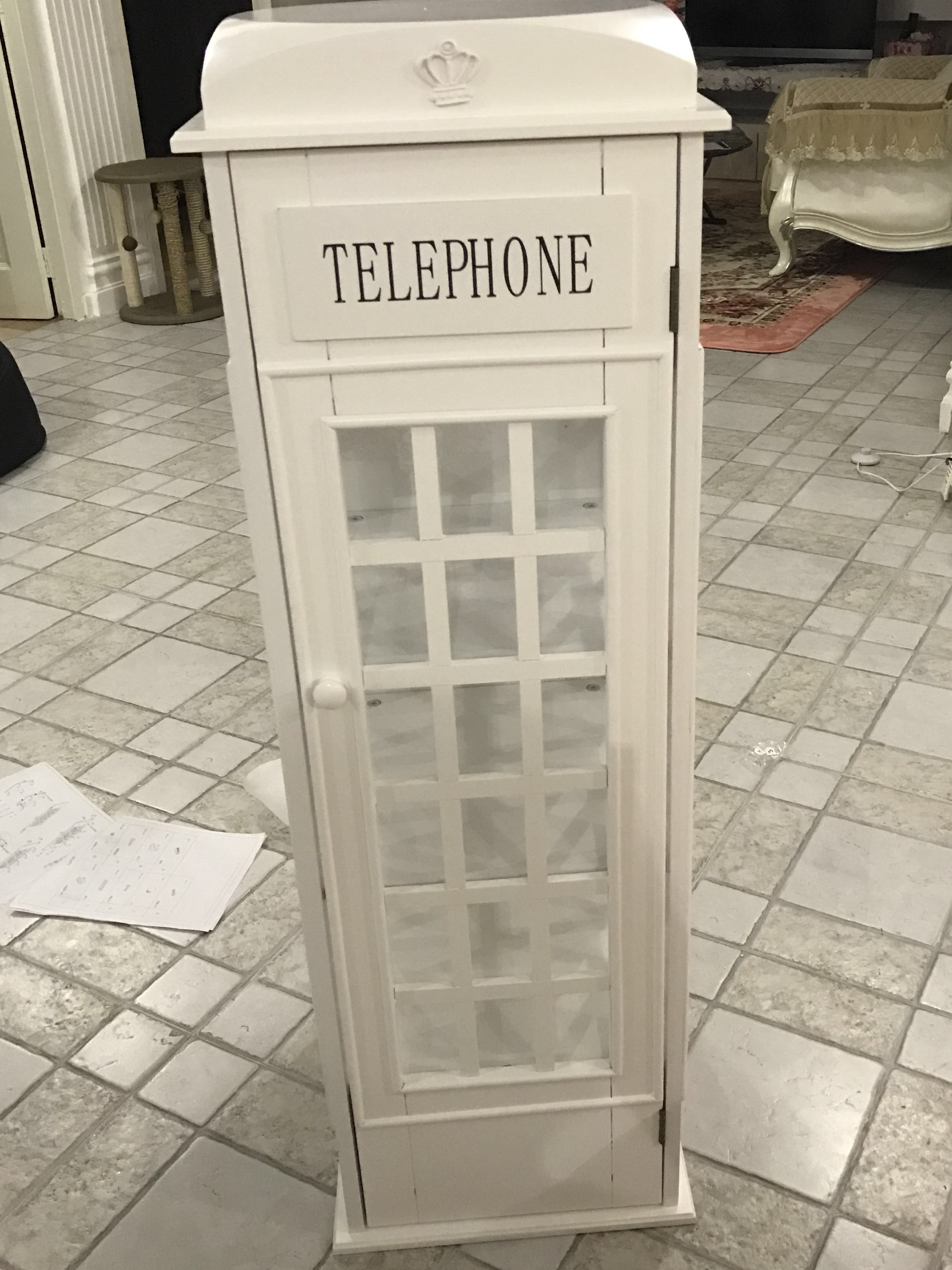 European Telephone Booth, Furniture & Home Living, Furniture, Tables ...