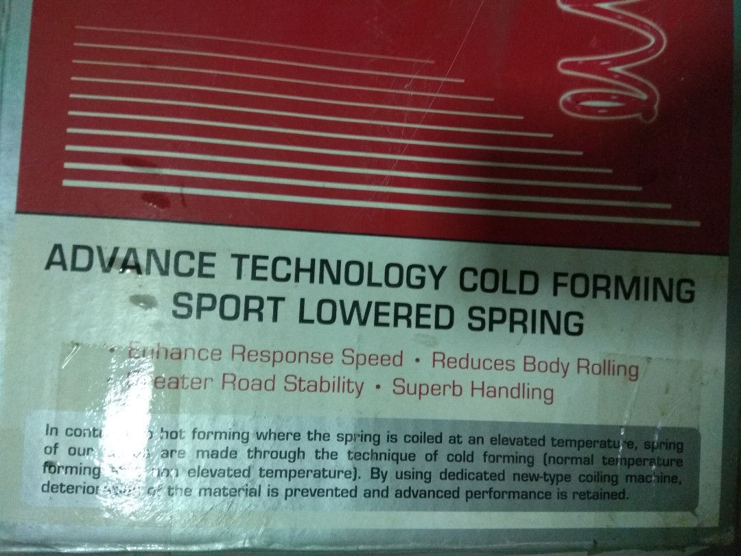 GAB Sport Lower Spring for Myvi, Auto Accessories on Carousell