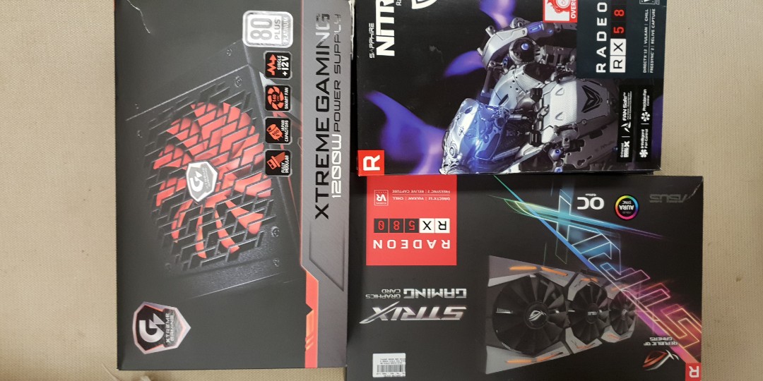 Graphic Card and Power Supply, Computers & Tech, Parts & Accessories ...